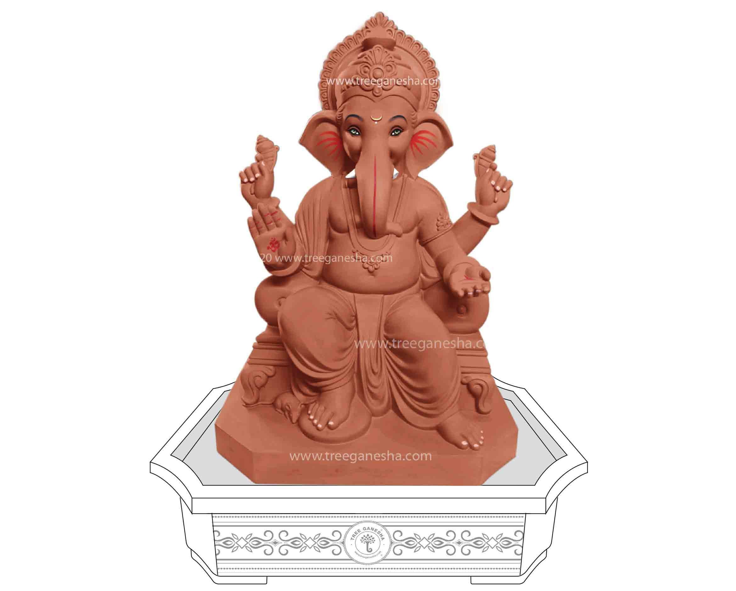 Official Tree Ganesha © - Buy Eco Friendly Ganesh Idols Online